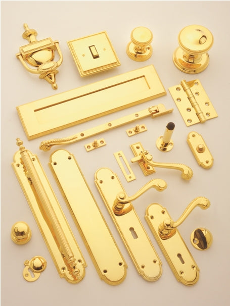 The Regency Ironmongery Suite : Regal Gold Plated (Dark) — A&H Brass