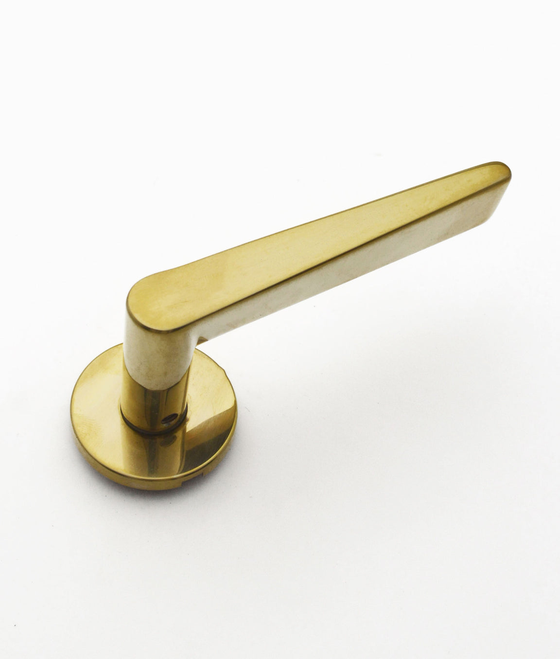 Lever on Round Rose — A&H Brass