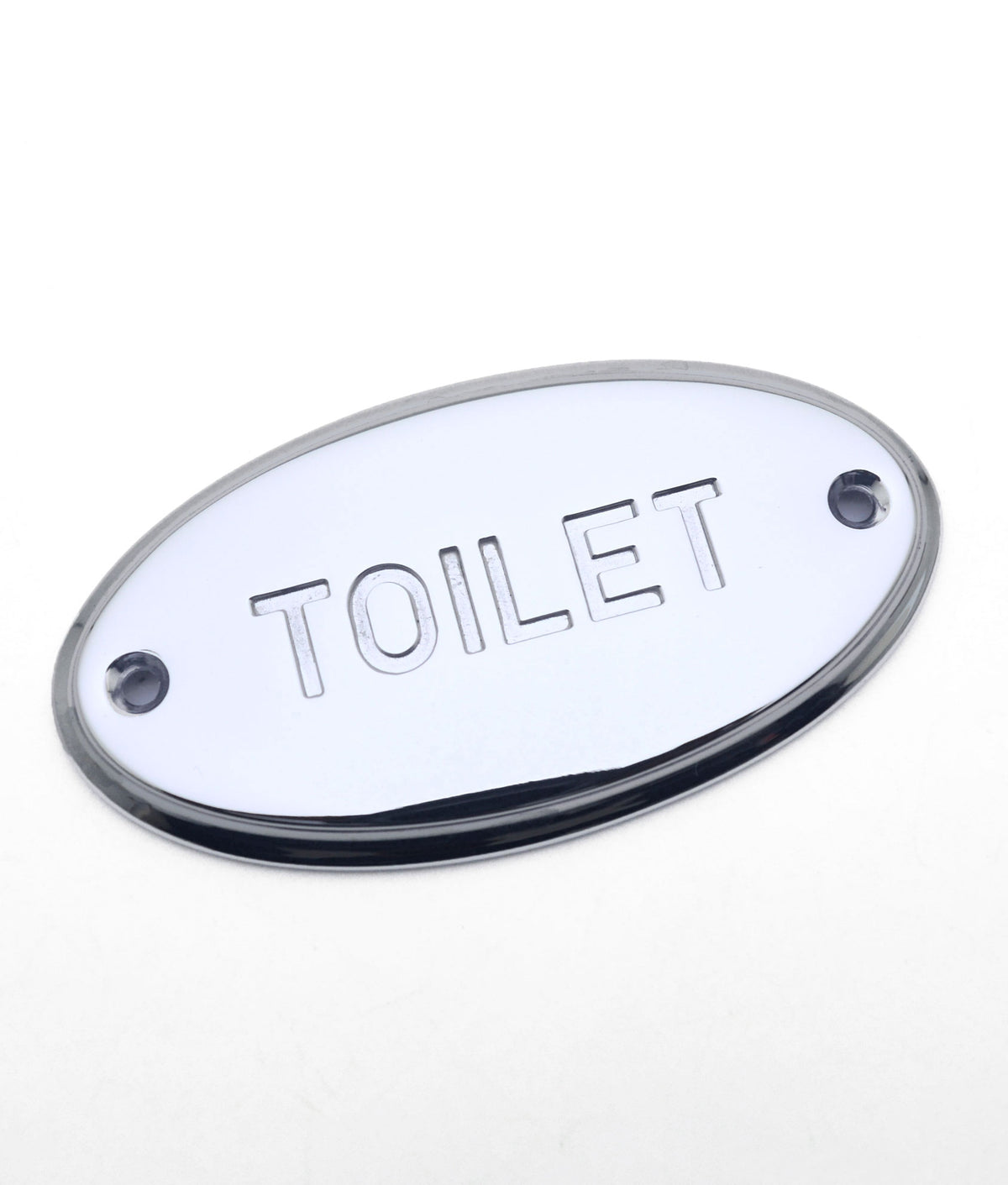 Classic 'TOILET' Sign | A&H Brass