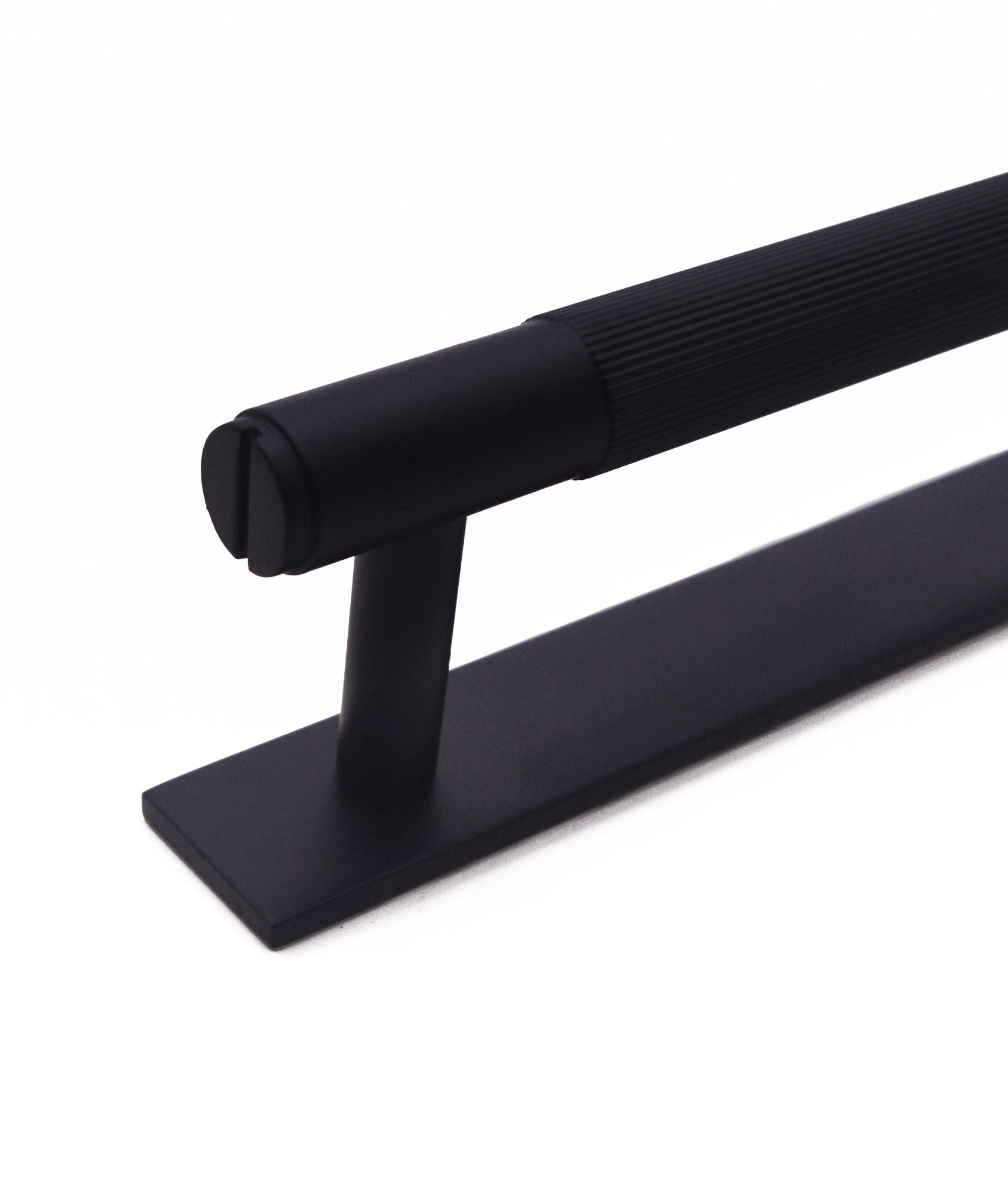 Capri Refined Cabinet Pull Handle on Plate | A&H Brass