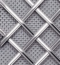 Diamond Pattern Reeded Woven Grille with Mesh, 3mm Width — A&H Brass