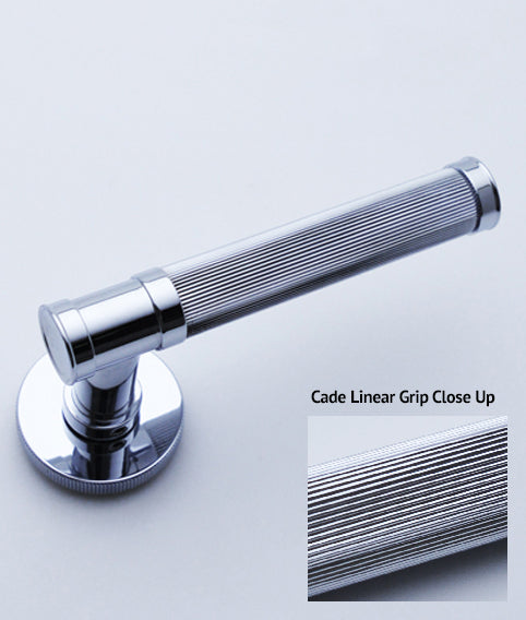 Cade Linear Lever On Rose — A&H Brass
