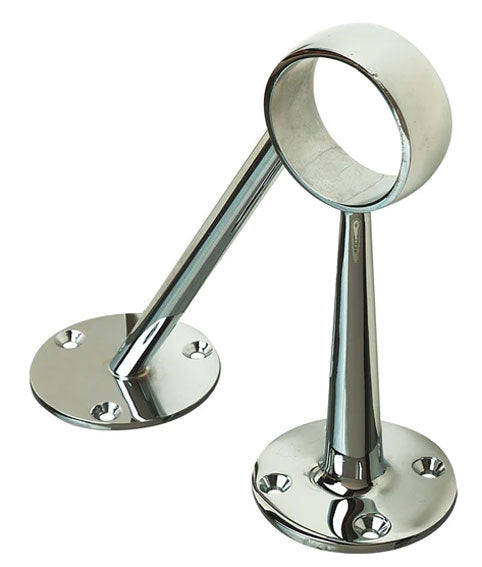 Angle Stem Footrail Pillar — A&H Brass