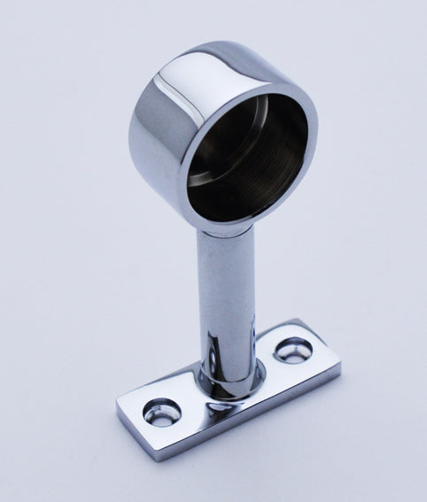 Solid Brass End Rail Bracket - To Suit 19mm, 25mm & 32mm Tube — A&H Brass