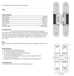 TECTUS 340 3D Concealed Hinge Fire Rated — A&H Brass