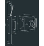 High Security Automatic Rim Cylinder Deadlatch — A&H Brass