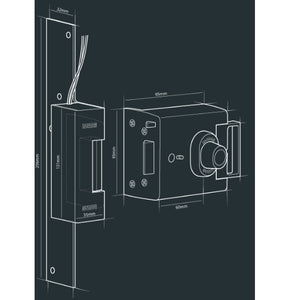 High Security Automatic Rim Cylinder Deadlatch — A&H Brass
