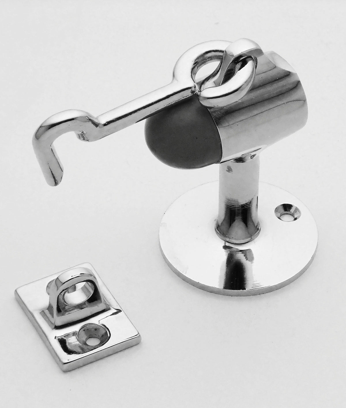 Angled Door Stop & Holder — A&H Brass