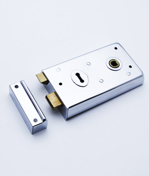 Slim Style Rim Lock — A&H Brass