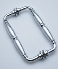 Ribbed Pull Handle (Back to Back) — A&H Brass