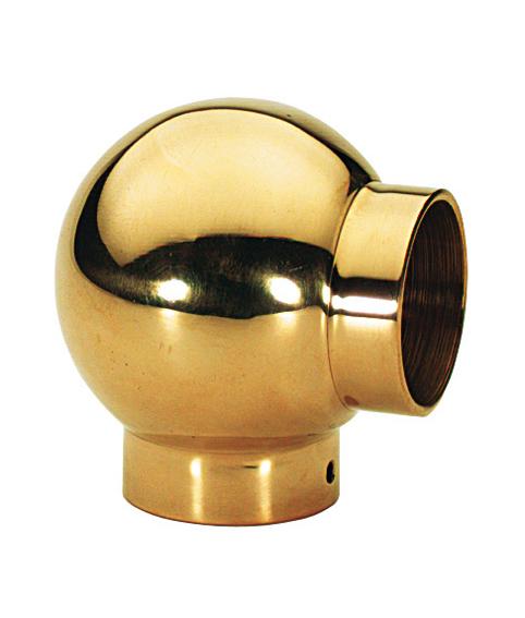 Solid Brass Ball Elbow — A&H Brass