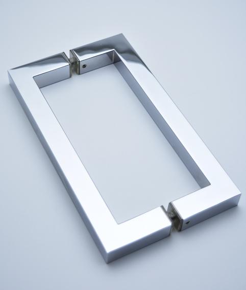 Square Profile Pull Handle (Back to Back) — A&H Brass
