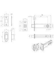 Express Medium Duty Tubular Dead Lock — A&H Brass